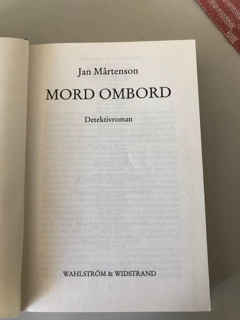 MORD OMBORD | Jan Mårtenson | Bokbörsen