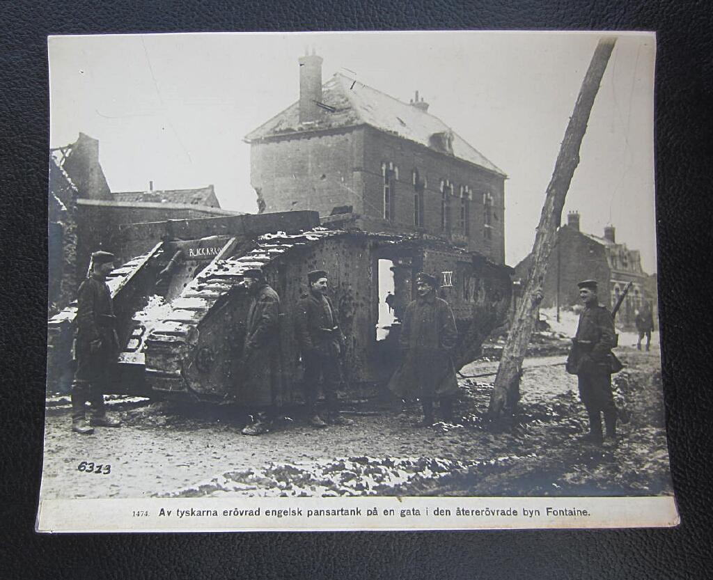 Av tyskarna erövrad engel... | Tank. German propaganda p... | 300 SEK